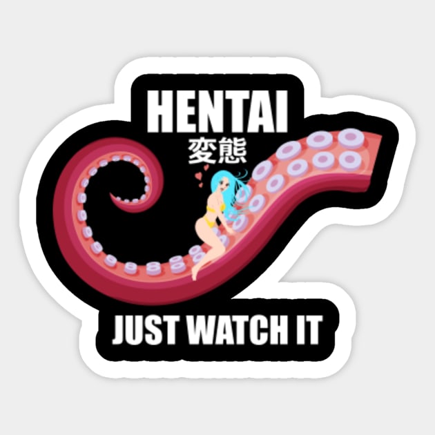 Tentacle Hentai Bikini Blue Hair Anime Girl Tentacle Hentai Sticker